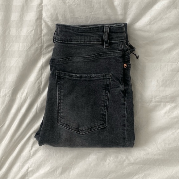 Jeans | Ultra Highride Grey Button Up Jeans | Poshmark